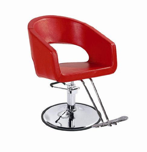 Amazon.com: Red Modern Fashion Hydraulic Barber Chair Styling Salon ...