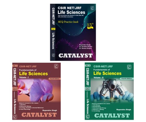 Buy COMBO: CSIR NET/JRF Fundamentals of Life Sciences Vol-I , II & CSIR ...