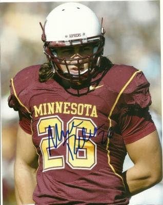 Mike Rallis autographed Minnesota Gophers 8x10 photo - Autographed NFL ...