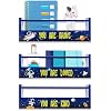Amazon.com: Juexica 3 Pcs Space Themed Shelves for Boys Room Decor Wood ...