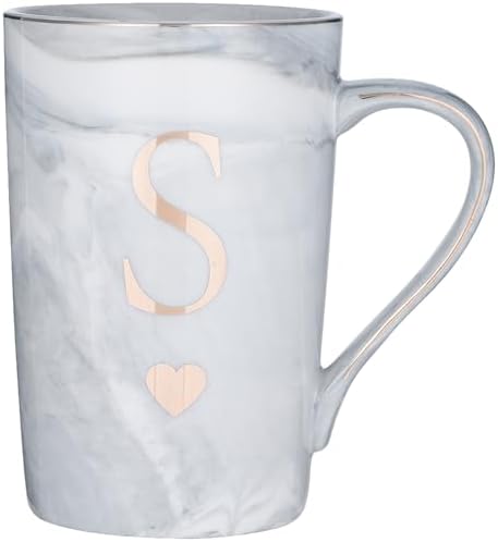 Amazon.com: SFHMTL Personalized Initial Gifts for Women Men Letter S 12 ...