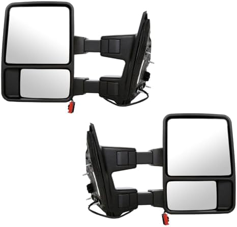 AutoShack Passenger Towing Mirror Power Black Textured Heated Manual ...