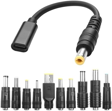 Amazon.com: USB C to DC Adapters 10PCS Power Plug Kit, Universal ...