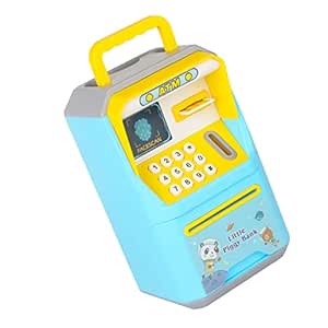 Mini Bank Machine, Replaceable Password Money Storage Educational Toys ...