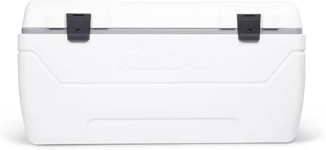 Amazon.com : Igloo MaxCold 165 Quart Marine Cooler, White, X-Large ...