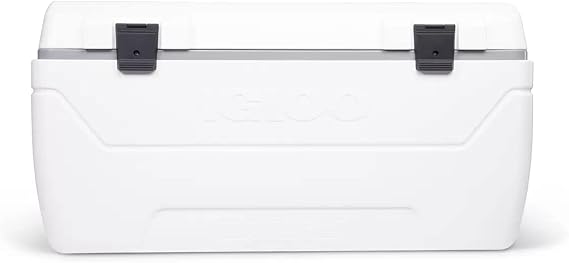 Amazon.com : Igloo MaxCold 165 Quart Marine Cooler, White, X-Large ...