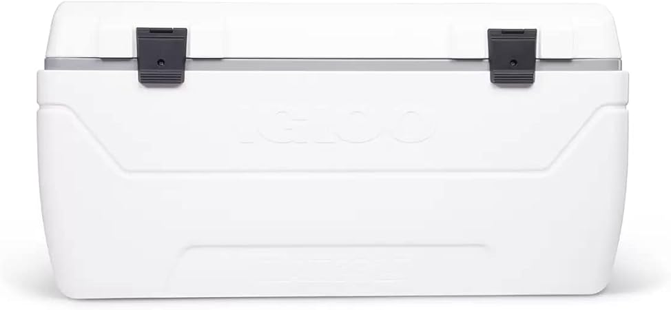 Amazon.com : Igloo MaxCold 165 Quart Marine Cooler, White, X-Large ...