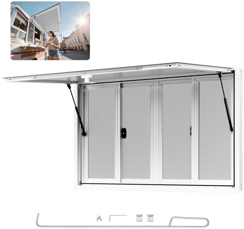 Amazon.com: VEVOR Concession Window, Aluminum Alloy Frame Service ...