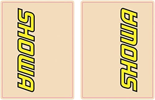 Amazon.com: FLU Designs F-01013 Showa Yellow/Black Upper Fork Decal ...