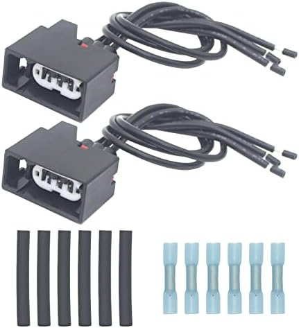 Amazon.com: 2Pcs Front Turn Signal Light Connector Plug Harness for ...