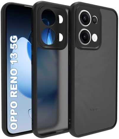 COBERTA Back Cover for Oppo Reno 13 5G Back Cover Case - Black Silicon ...