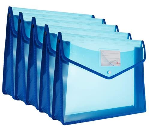 Document Holder Envelope Folder,File Storage Bag with Snap Button ...