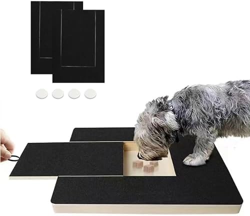 Dog Nail Scratch Board,Wooden Dog Nail File Board with Built-in Snack ...