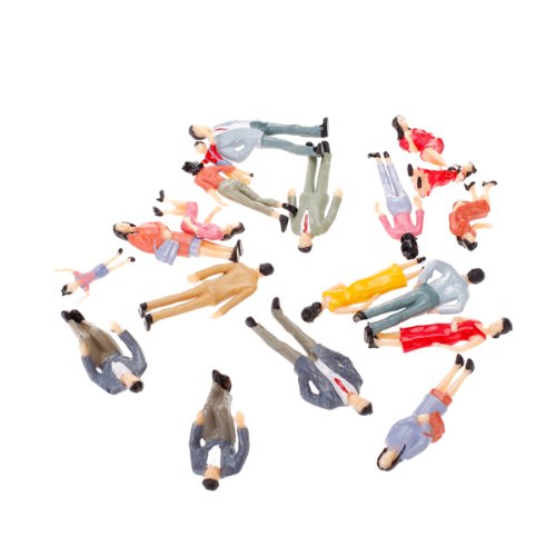 Midas Set of 20 Painted Model Train Passenger People Figures Scale 1:25 ...