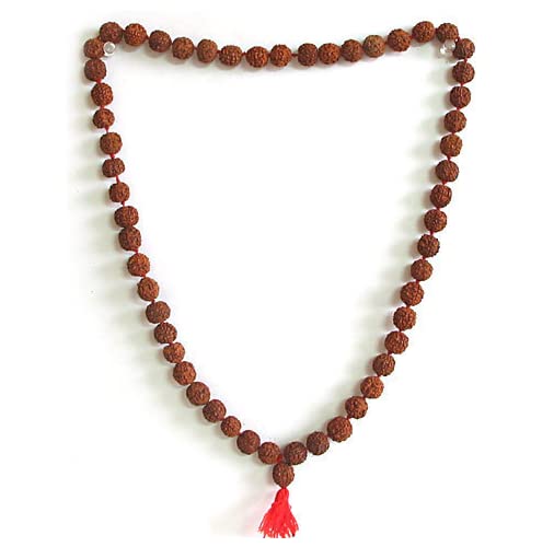 Optimus RUDRAKSHA 5 Mukhi Rudraksha Mala Nepali 108 Beads Original ...