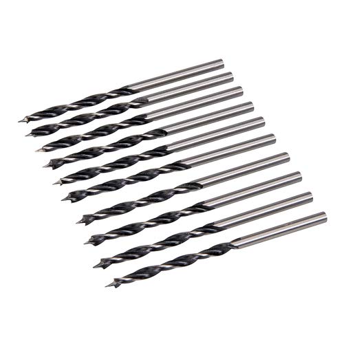 Lip & Spur Drill Bits 3mm 10pk Precision Ground, high Carbon Steel ...