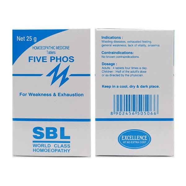 Buy SBL's FIVE PHOS TABLETS 25G PACK OF 3 Online at Low Prices in India ...
