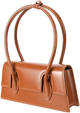 XinHerun Small Shoulder Underarm Bag for Women, Genuine Leather Top ...