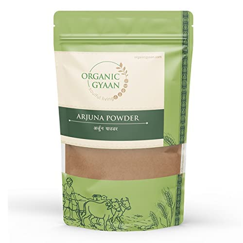 Organic Gyaan® | Arjuna Powder | Natural Arjuna Chhal/Bark Powder ...