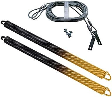 Ideal Security Garage Door Springs with Safety Cables, for 115lb to ...