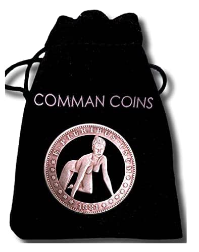 Amazon.com: Cut Coin Hobo Coin Sexy Girl Posing Naked Nude Cosplay Sexy ...