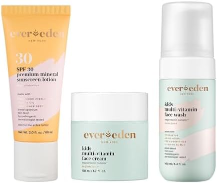 Amazon.com: Evereden Kids Daily 1-2-3 Routine Bundle: Clean & Vegan ...