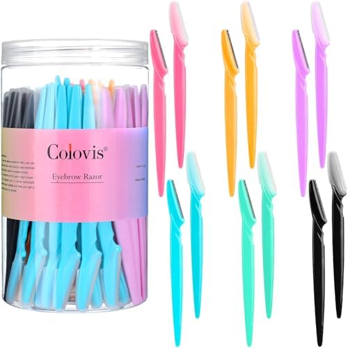 Amazon.com: 6 Pcs White Eyebrow Razor, Face Razors Multipurpose, Facial ...