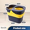 Amazon.com: Yocada Commercial Mop Bucket with Wringer Portable ...