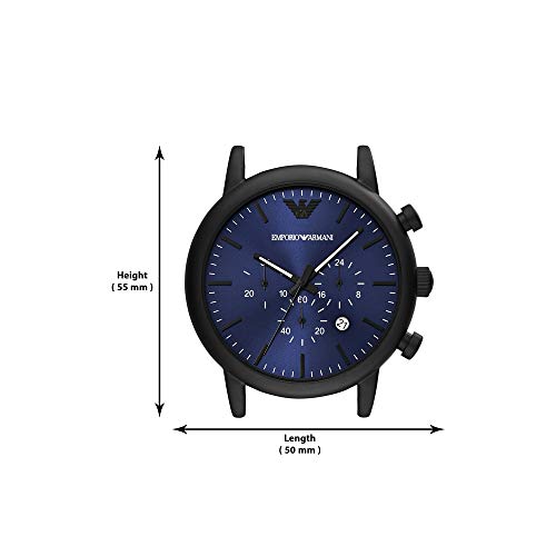 Emporio Armani Luigi Analog Blue Dial Men's Watch-AR11351 : Amazon.in ...