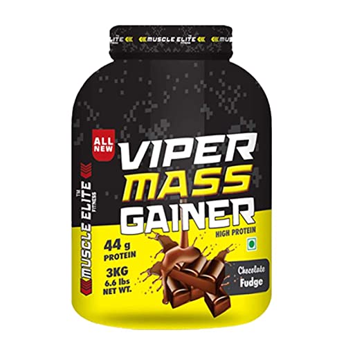 MUSCLE ELITE FITNES VIPER MASS GAINER High Protein Gain For Strength ...