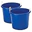 Amazon.com: HOMZ 2-Pack Utility Tub, Large Plastic Storage Bucket with ...