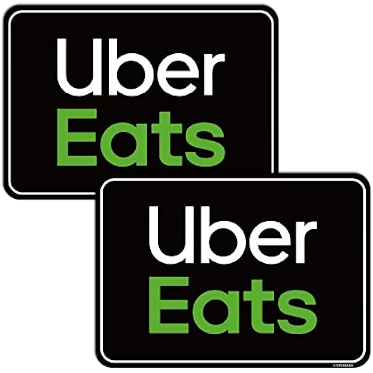 GEEKBEAR Uber Eats Driver Car Magnet 2 Pack - Uber Australia | Ubuy