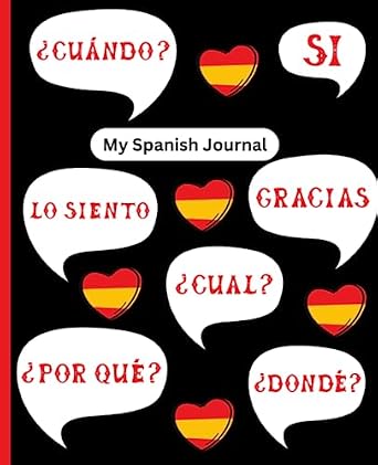Amazon.com: My Spanish Journal,Spanish Word Cover design,Spanish ...