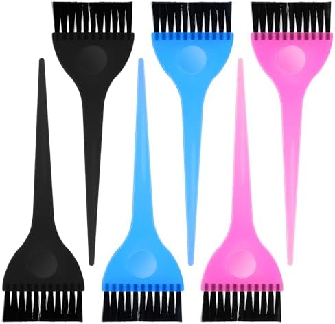 Amazon.com : 6 Pieces Hair Dye Brushes Hair Coloring Dyeing Brush Kit ...