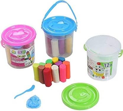 DLT-02 Clay Buckets for Kids (2 Bucket) : Amazon.in: Toys & Games