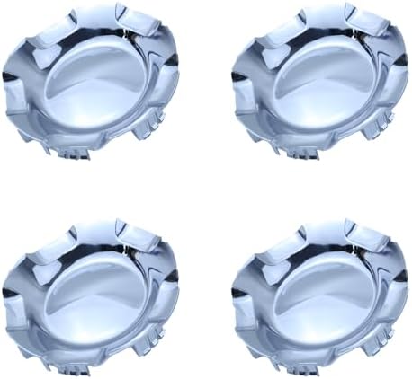 Amazon.com: 4PCS Polished Aluminum Cover Wheel Center Caps Hubcap Cover ...
