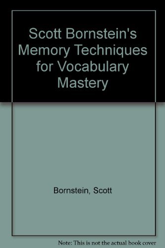 Scott Bornstein's Memory Techniques for Vocabulary Mastery: Bornstein ...