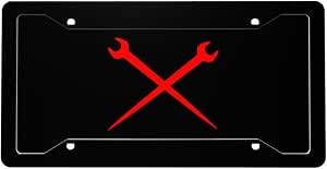 Amazon.com: Ironworker Crossed Tools License Plate 6" x 12" and Black ...