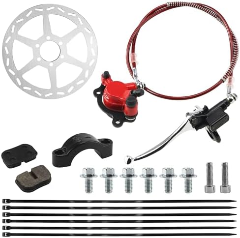 Amazon.com: MFC·passion Mini Bike Hydraulic Disc Brake Kit 180mm/7.08 ...