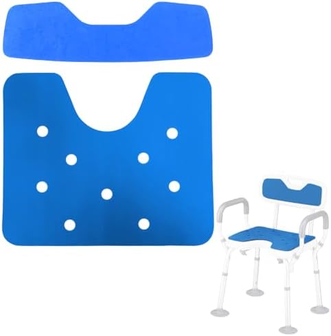 Amazon.com: Shower Chair Seat Mat & Back Mat Sets Fit Cutout Seat ...