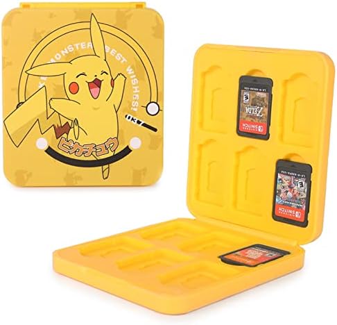 Switch Game Case Compatible with Nintendo Switch Games & Micro SD Cards ...