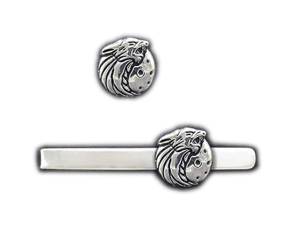 Amazon.com: Howling Wolf Tie Tack or Howling Wolf Tie Bar in Solid ...