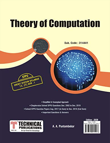 Theory of Computation for SPPU 15 Course (TE - I - IT - 314441) – 2020 Edition eBook ...