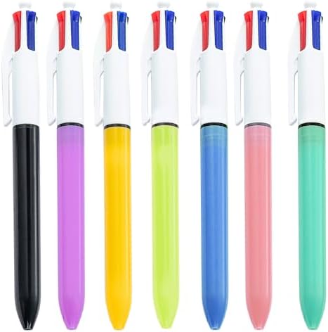 BIC 4 Colours Original Pens, Multi Coloured Pens All In One, Biro Pens ...