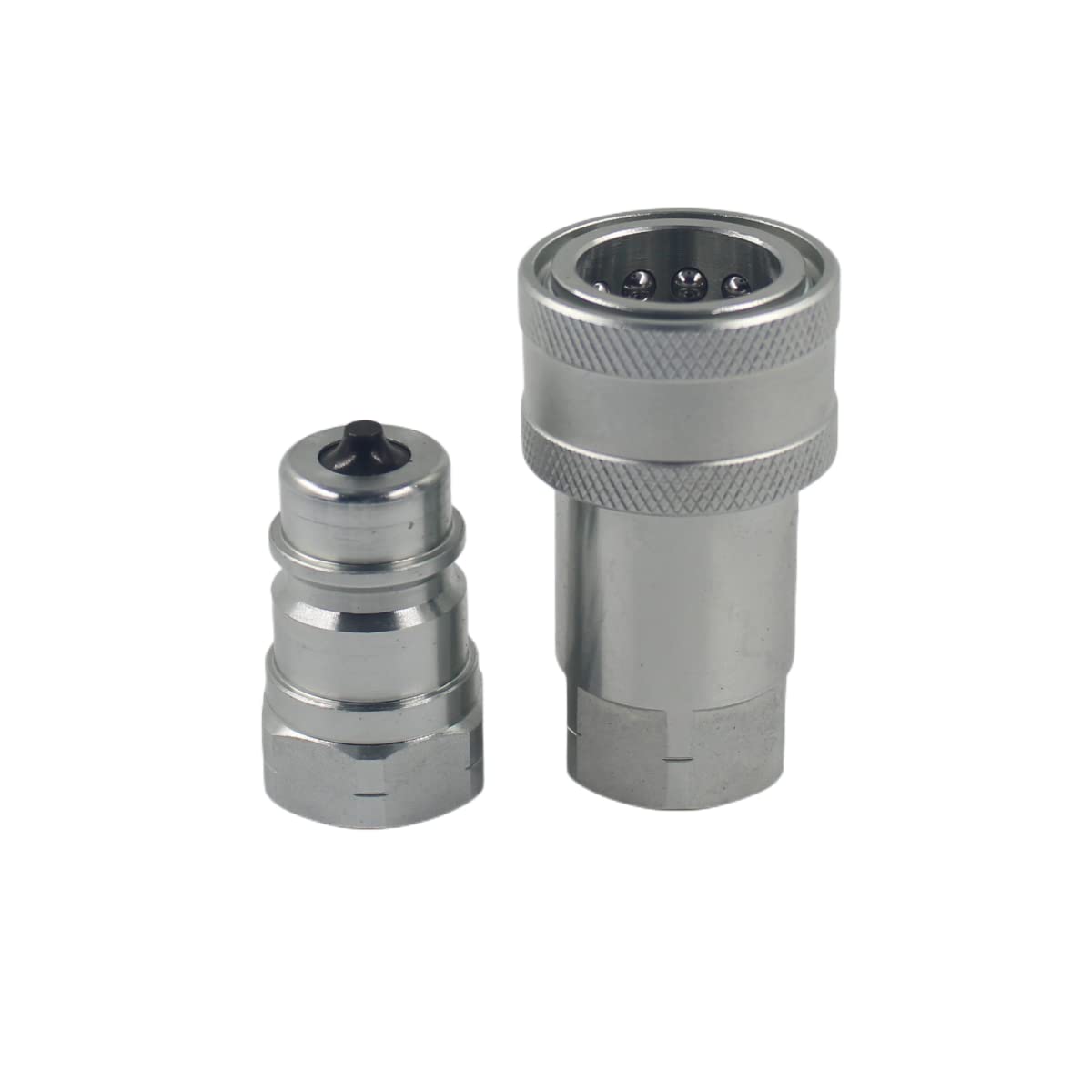 Snapklik.com : 1/2 NPT ISO 7241-A Hydraulic Quick Connect Couplers Set ...