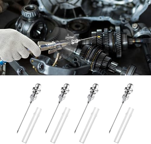 Amazon.com: 4pcs Grease Gun Needle Nozzle Kit, Grease Needle Tips ...