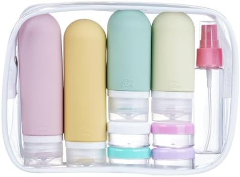 Amazon.com: RONRONS 4pcs Leak Proof Travel Bottles for Toiletries, 3oz ...