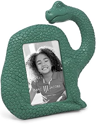 Amazon.com - Isaac Jacobs 2” x 3” Resin Dinosaur Picture Frame ...