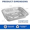 Amazon.com: Ekco - Half-Size Aluminum Steam Pans, 25-count – 13x10.5 ...