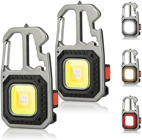 Bilivry Keyring Torch, 2 Pack Small Flashlight Mini Torches Led Super ...